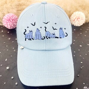 Embroidered Halloween Hat/spooky Halloween Embroidered Capadorable ...