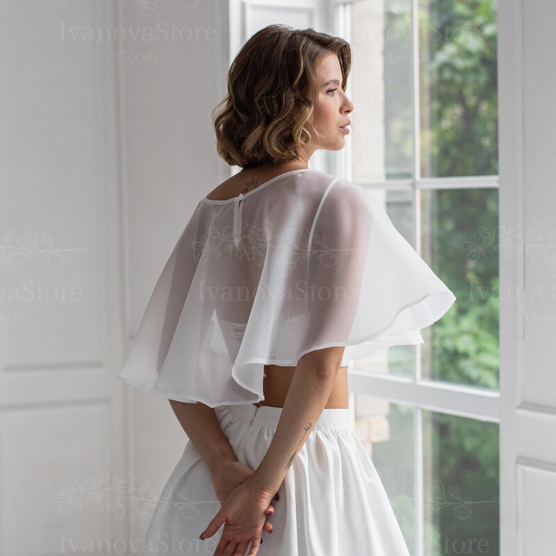 Sheer Capelet - Etsy