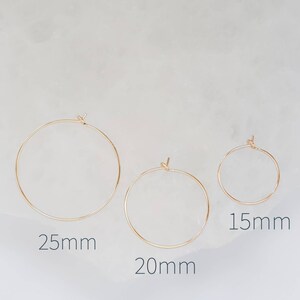 Delicate Hoop Earrings Thin Gold Hoops Lightweight Hoop - Etsy