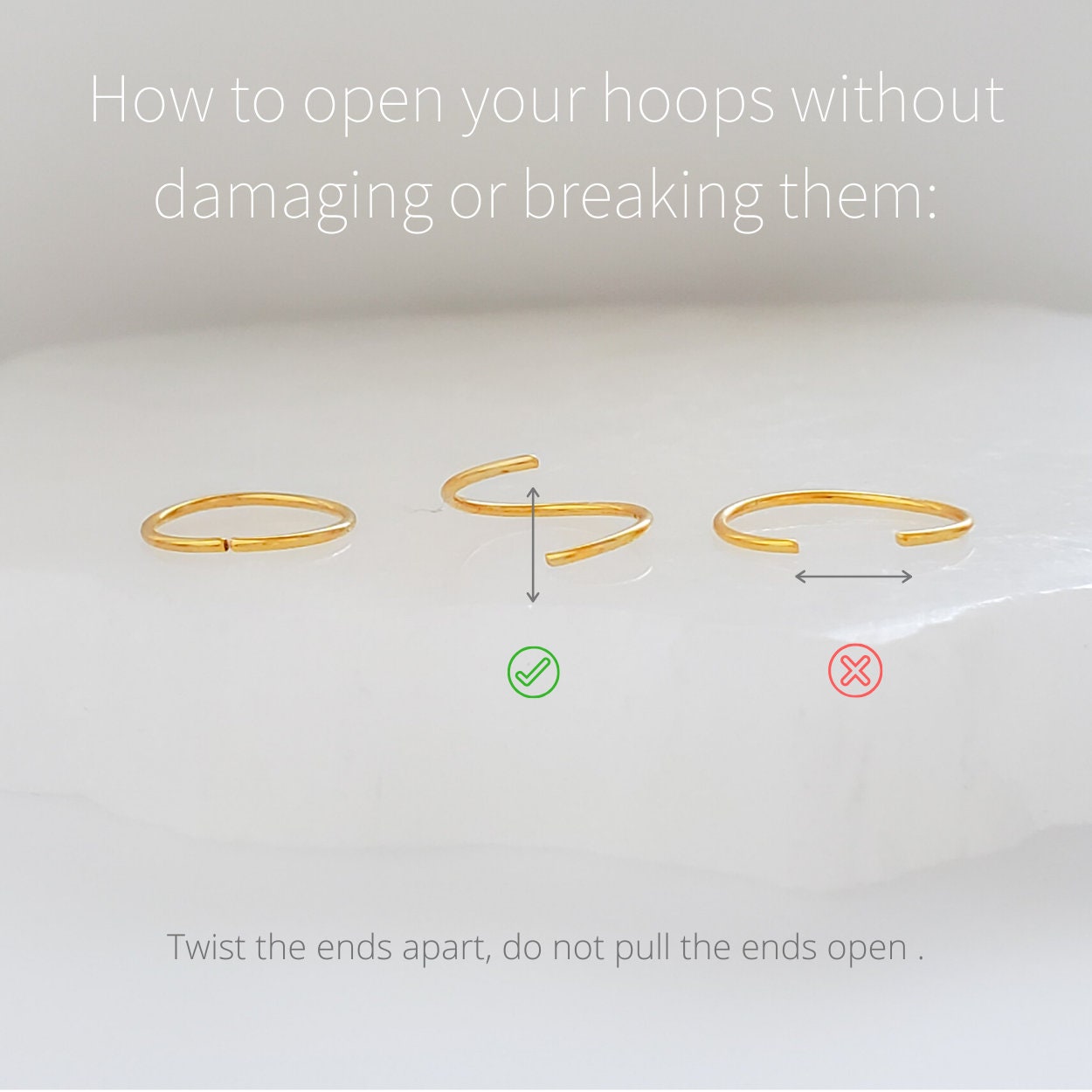 Super Thin Endless Hoops Tiny Hoops Sleeper Hoop - Etsy