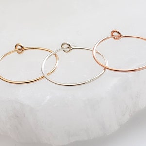 Delicate Hoop Earrings Thin Gold Hoops Lightweight Hoop - Etsy
