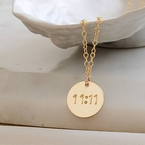 11:11 Necklace • Angel Number Charm • Make A Wish • Angel Time • Lucky ...