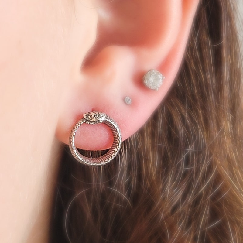 Ouroboros Earring - Etsy