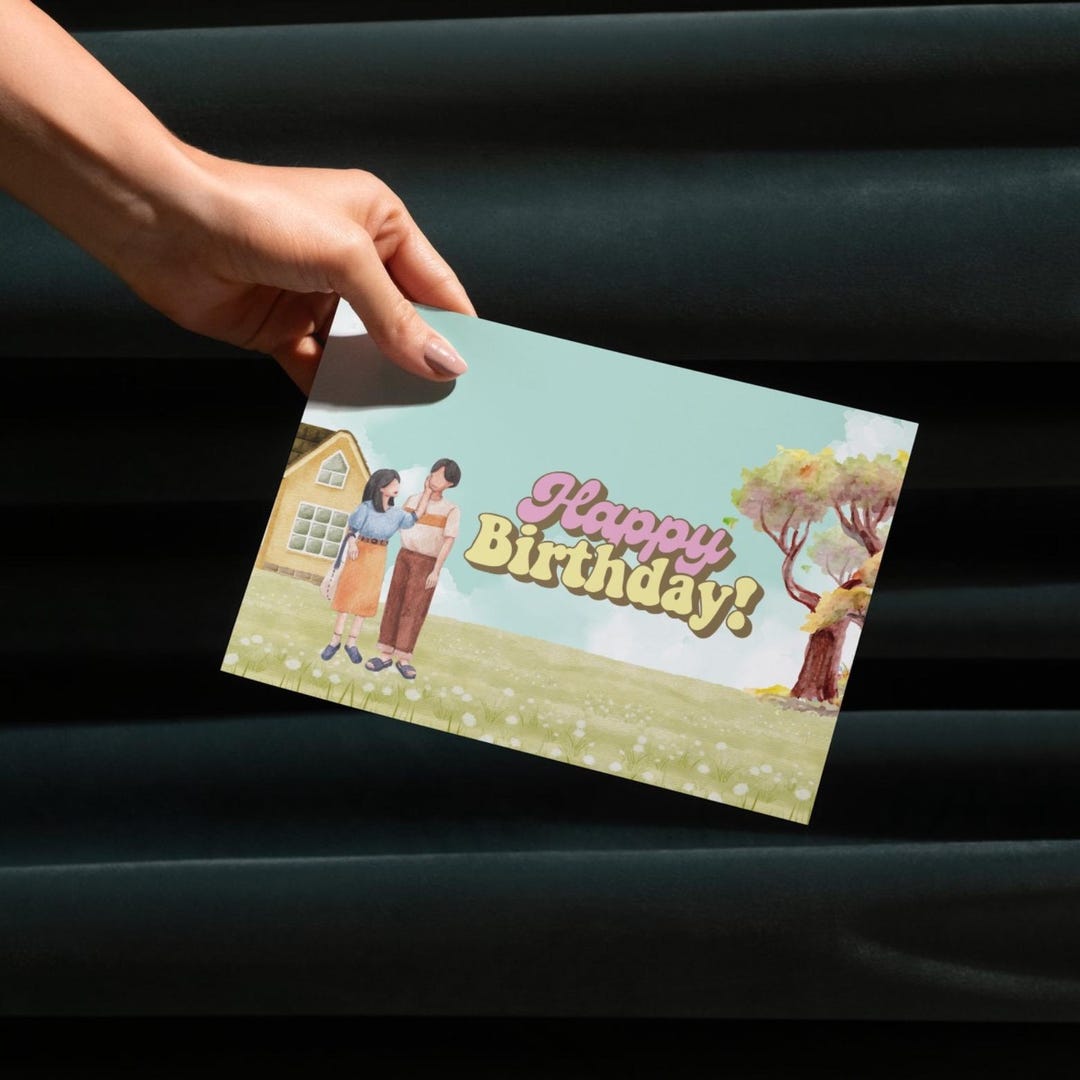 Printable Birthday Card Floral Birthday Card Flower Birthday Card Print ...