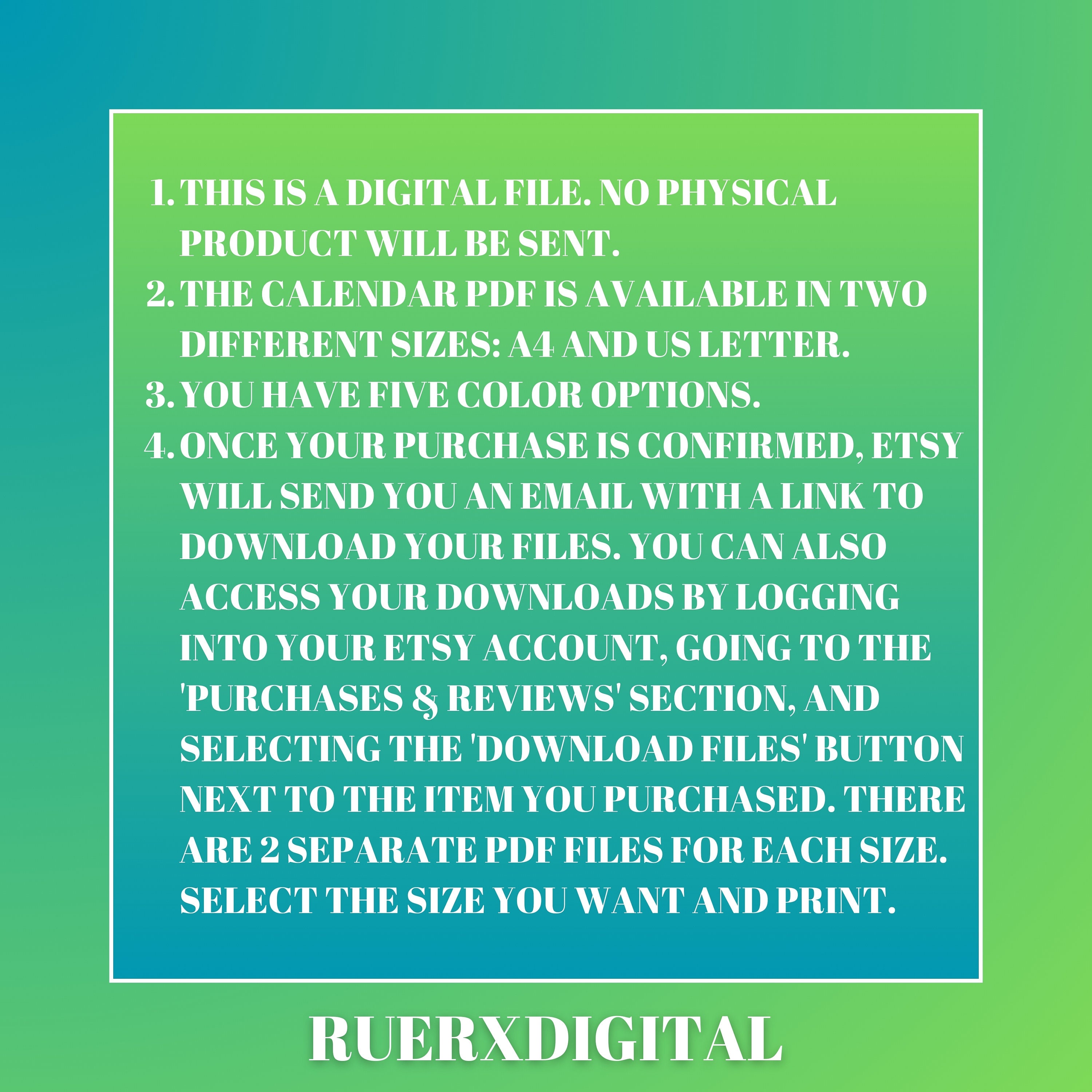 2025 Calendar: Minimalist & Colourful, Perfect for Yearly and Monthly ...