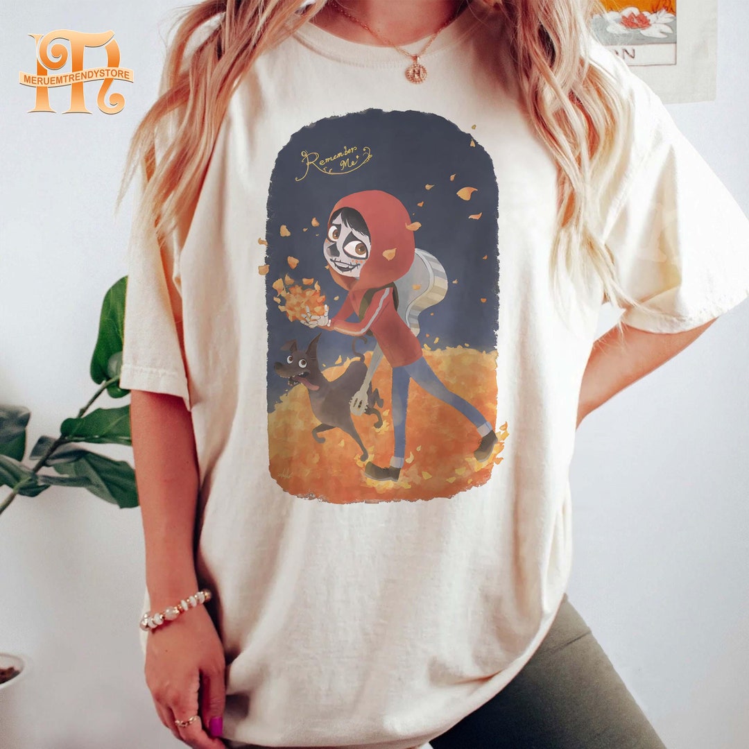 Retro Disney Pixar Coco Miguel Comfort Colors Shirt, Un Poco Loco Shirt ...