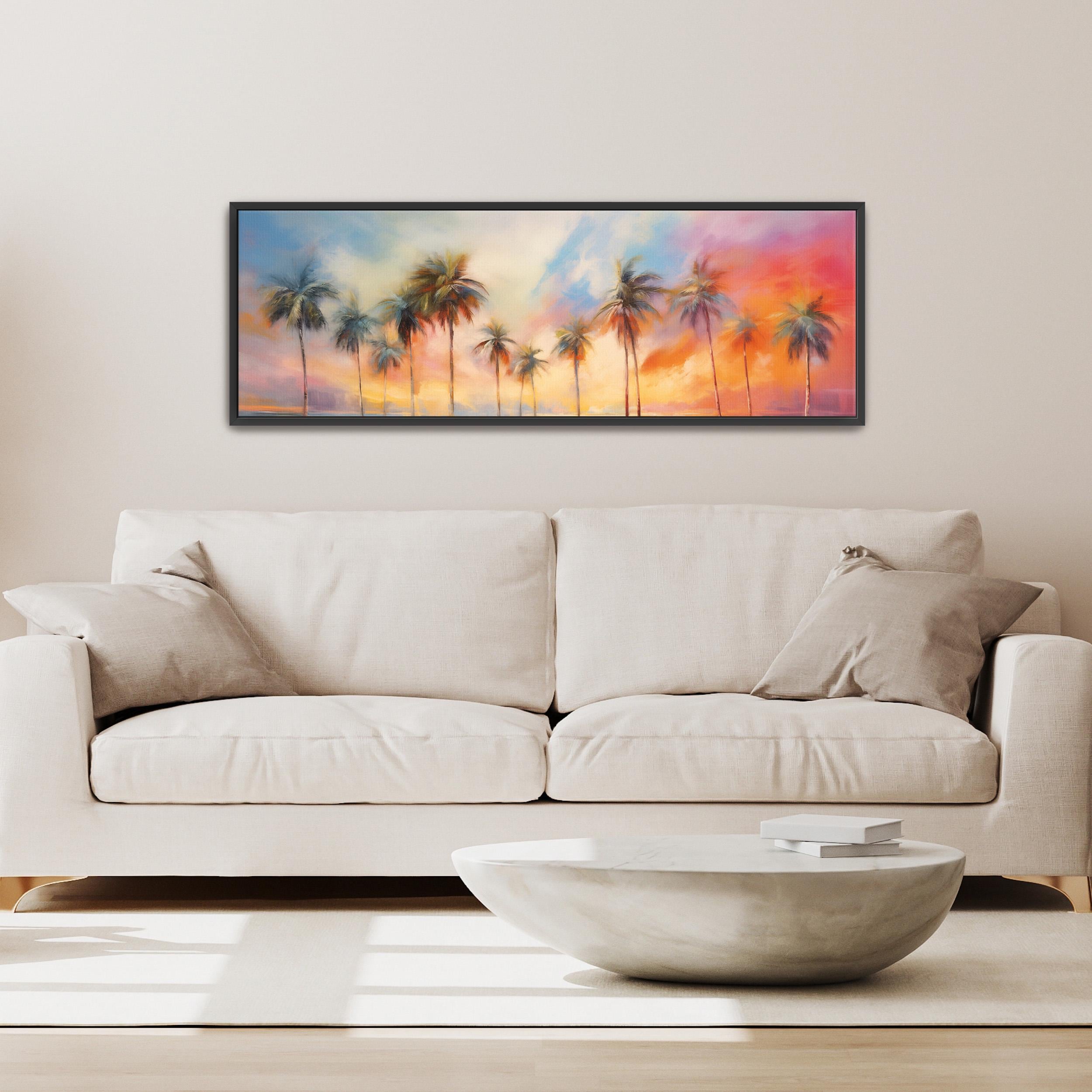 Tropical Sunset Canvas Print - Large Horizontal Wall Art - Etsy