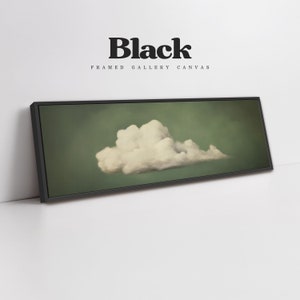 Cloud Framed Canvas Wall Art | Large Minimalist Abstract Print | Modern ...