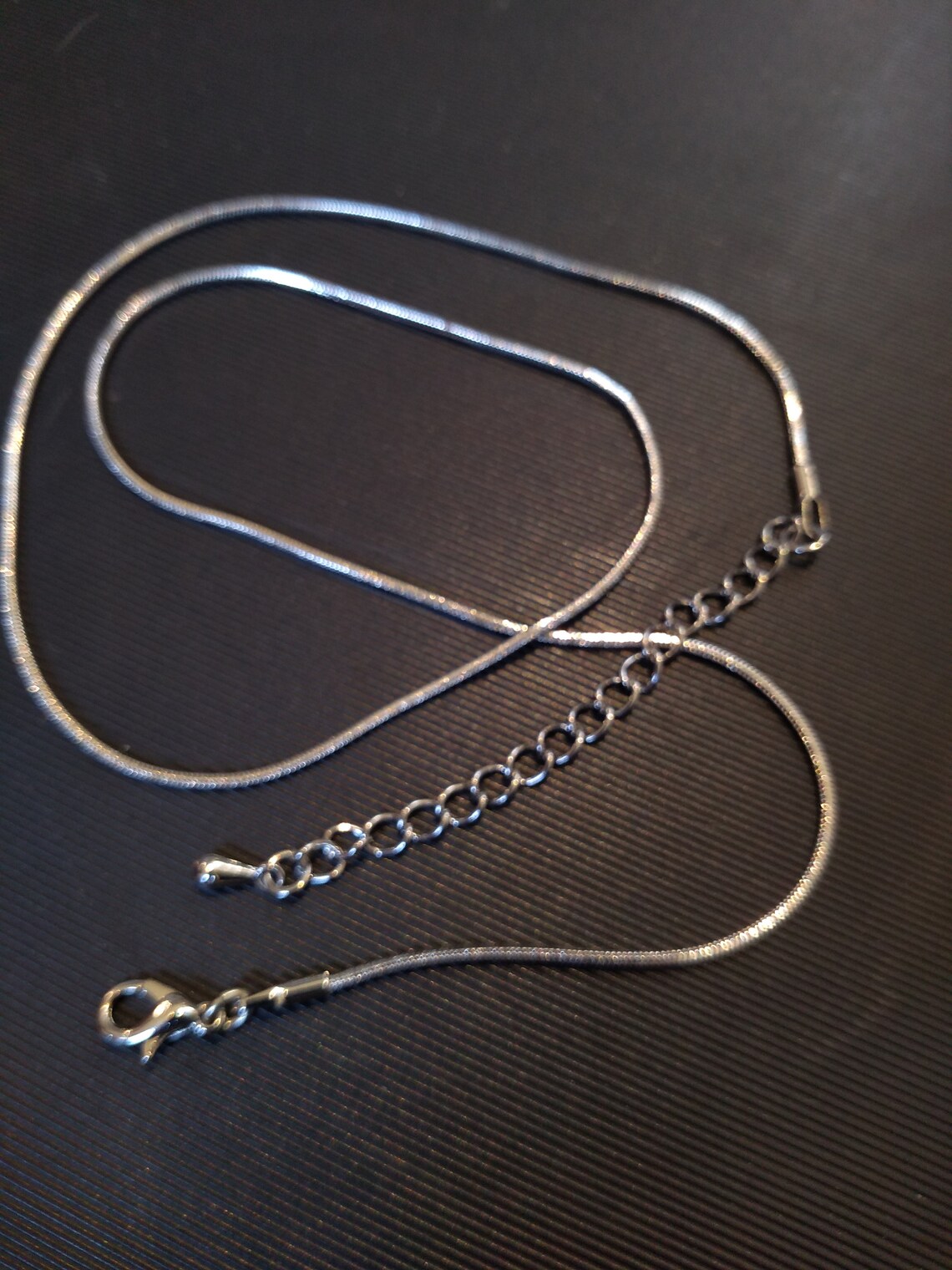 Chain Necklace Adjustable Metal Snake Chain - Etsy
