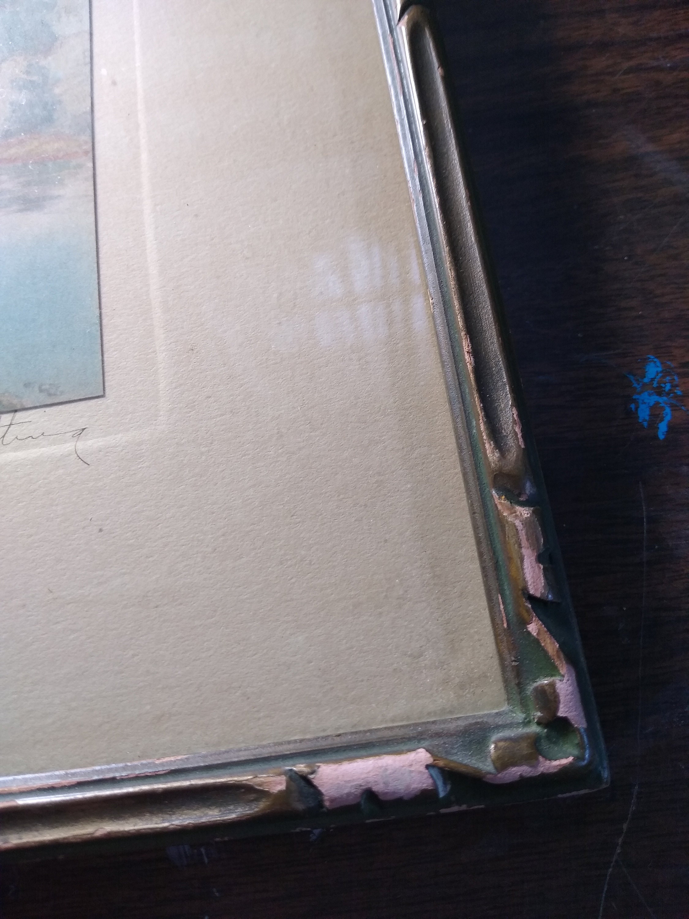 Wallace Nutting Hand Colored Photo in Frame Print - Etsy