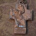 Holy Family Saint Christopher Cross Medal With Chain - Etsy