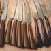Set of 5 Brown Bakelite Knives Fiesta Knives and Mismatched Collection ...