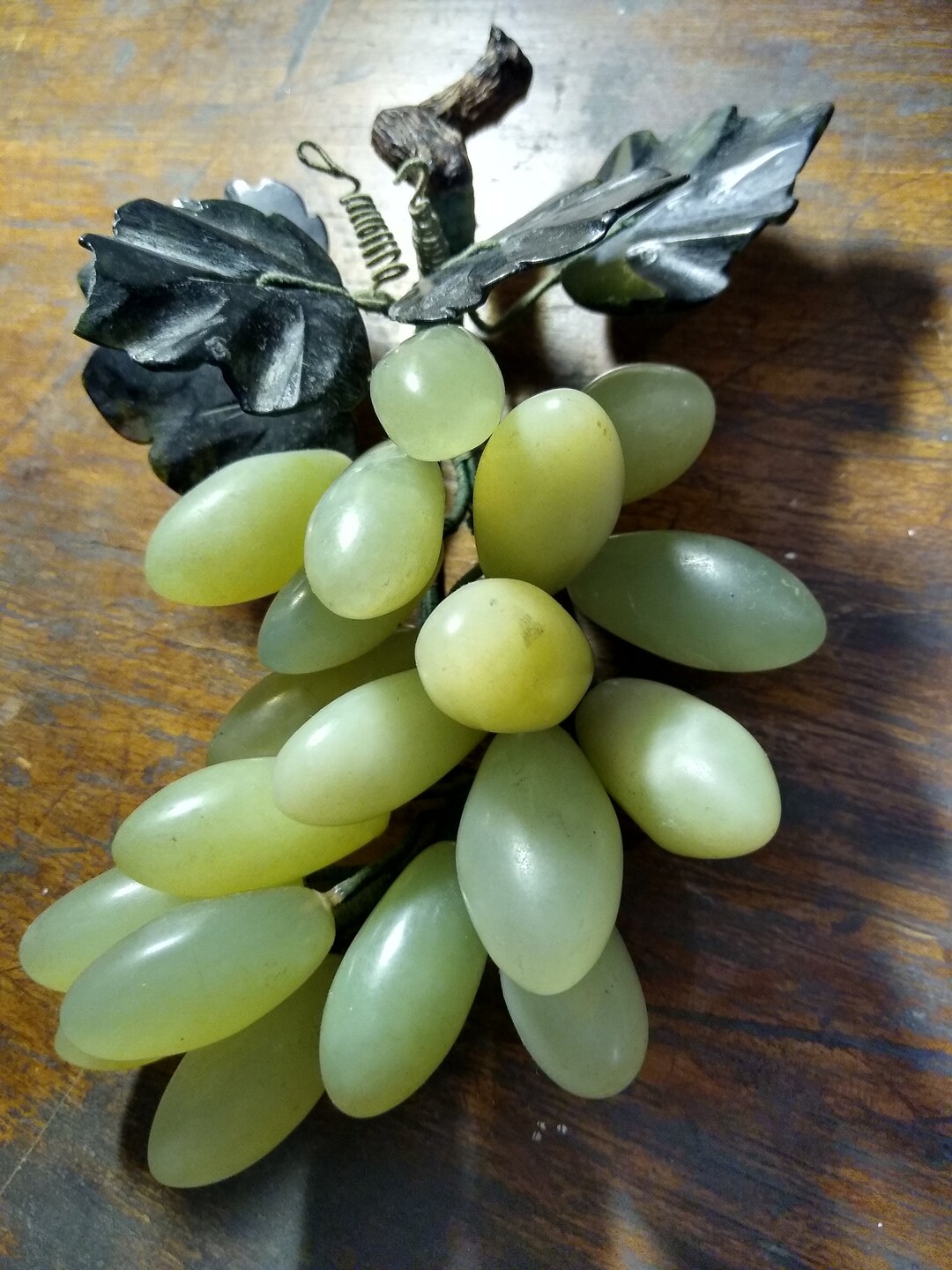 Stone Bunch of Grapes Green Stone Grapes Jade - Etsy
