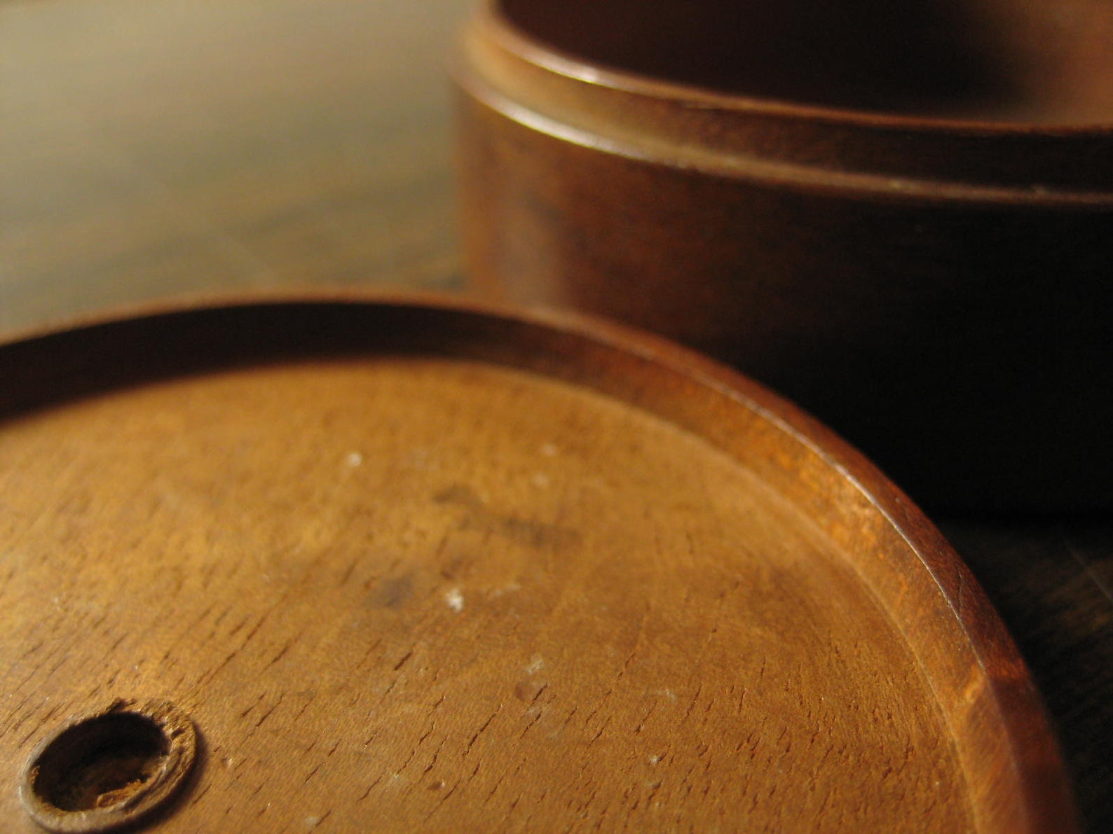 Hand Turned Small Wooden Box With Friendship Symbol - Etsy