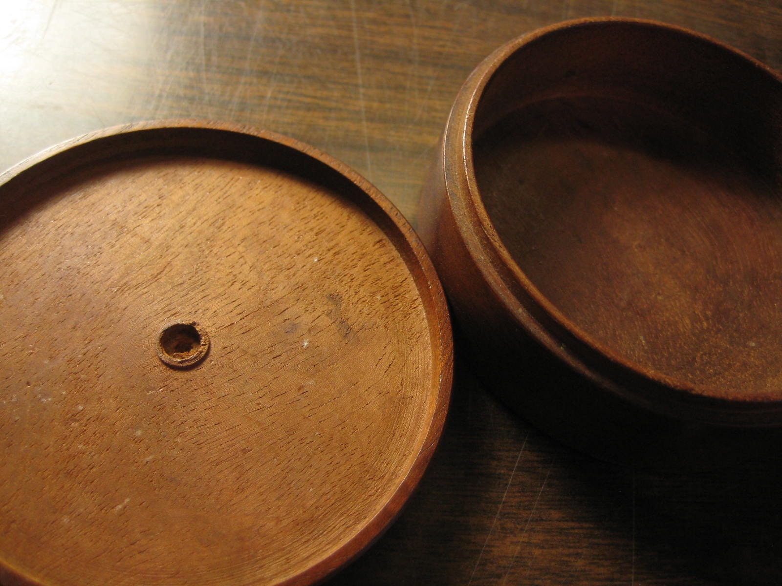 Hand Turned Small Wooden Box With Friendship Symbol - Etsy