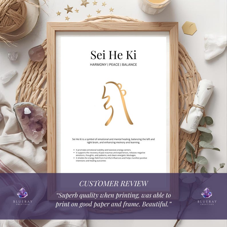 Reiki Symbols Chart - Printable Reiki Guide PDF - Etsy UK