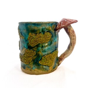 On a Cloud of Moss Mushroom Mug Handmade - Etsy