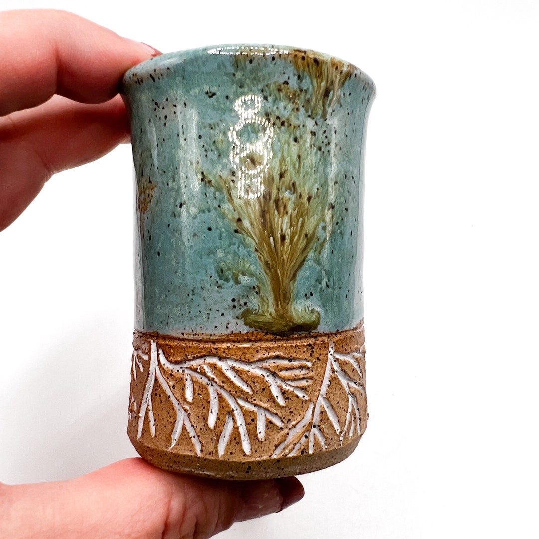 Shot Glass Mycelium Vase Handmade - Etsy