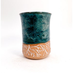 Caco Ceromony Mycelium Cup Vase Shot Glass Turq Handmade - Etsy