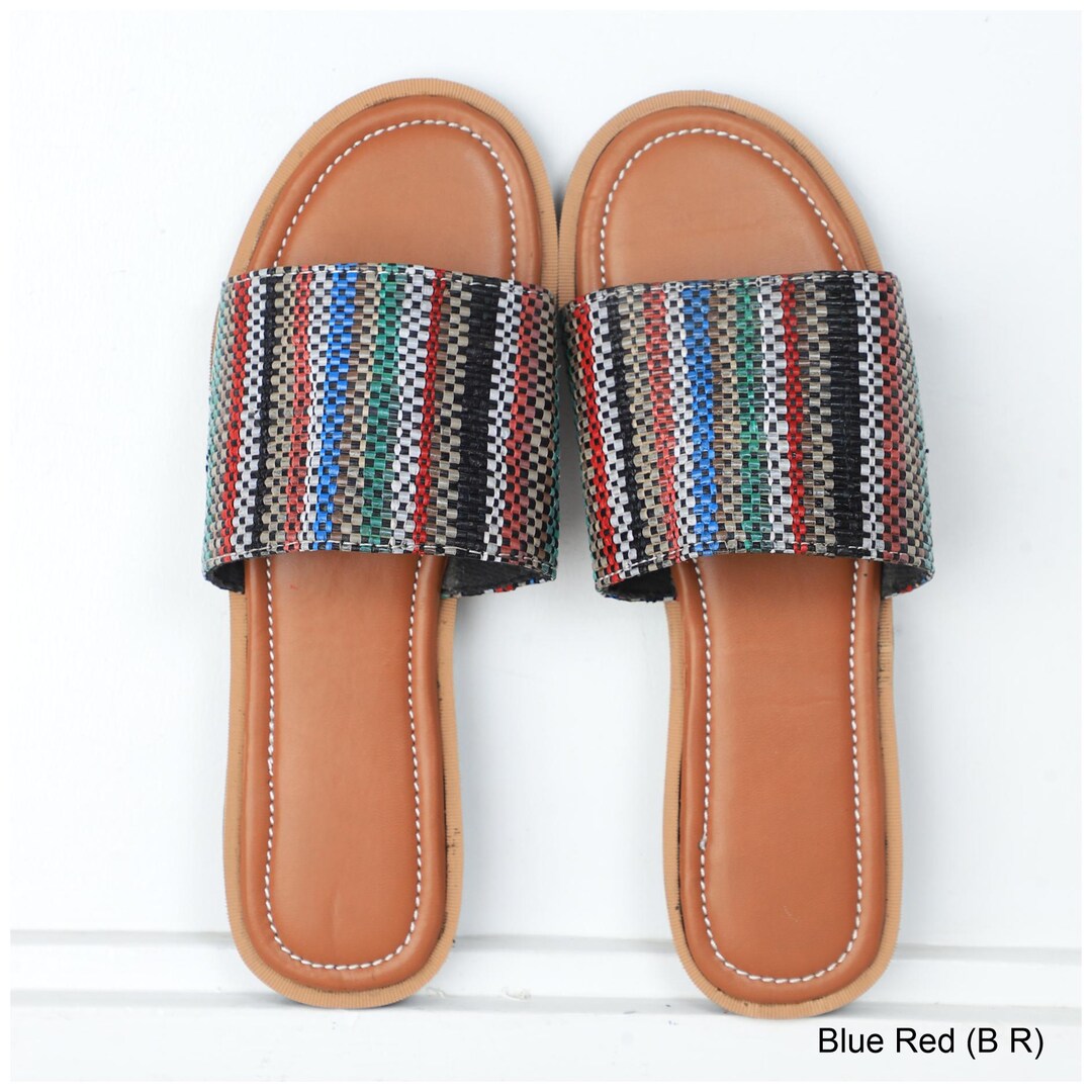 Raffia Slippers for Women - Etsy