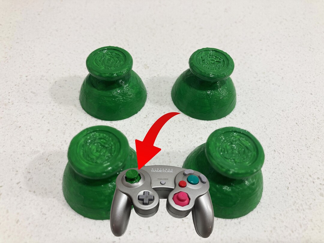 Custom Gamecube Thumbstick Set Green, Durable Joysticks, Replacement ...