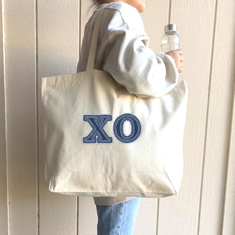 Denim Sorority Letters - Etsy