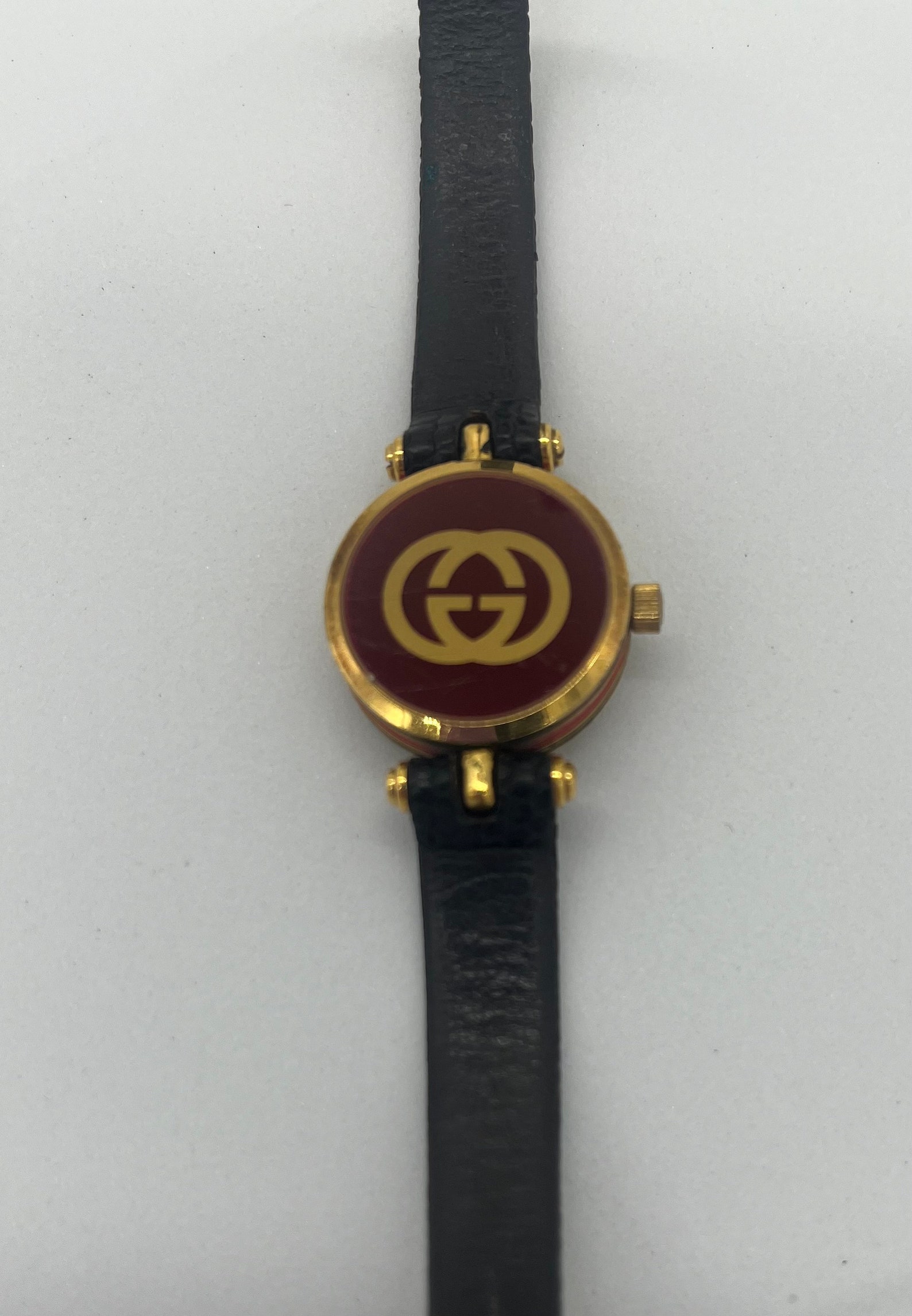 Vintage Gucci Watch With Classic Gucci Red/green Trim - Etsy