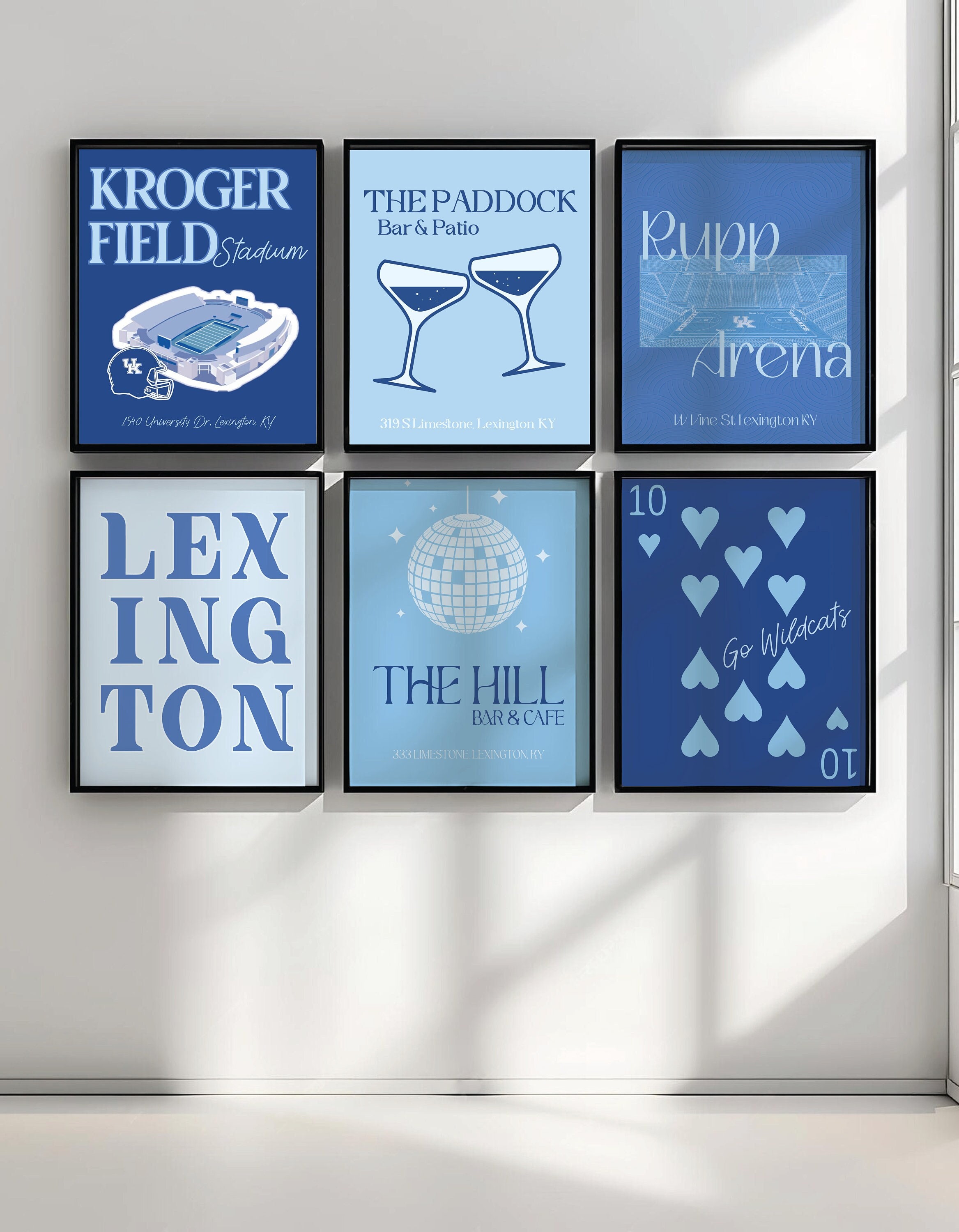 University of Kentucky Digital Wall Prints/coastal Decor/uk/wildcats ...