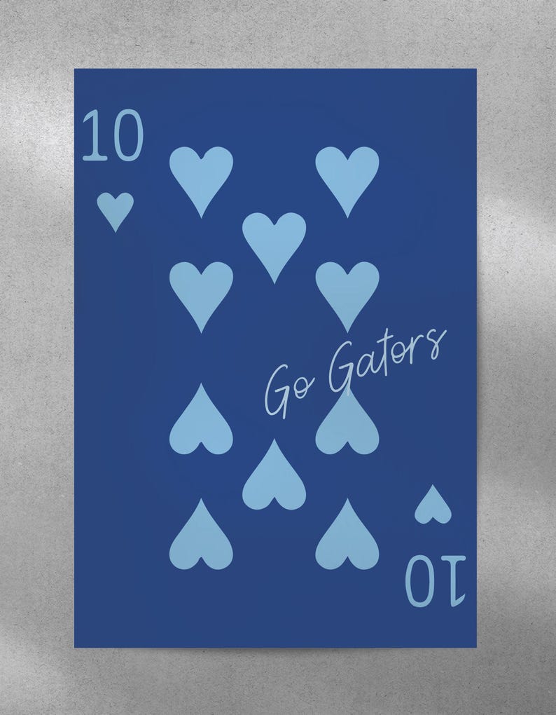 University of Florida Digital Wall Prints/coastal Decor/uf/gators ...