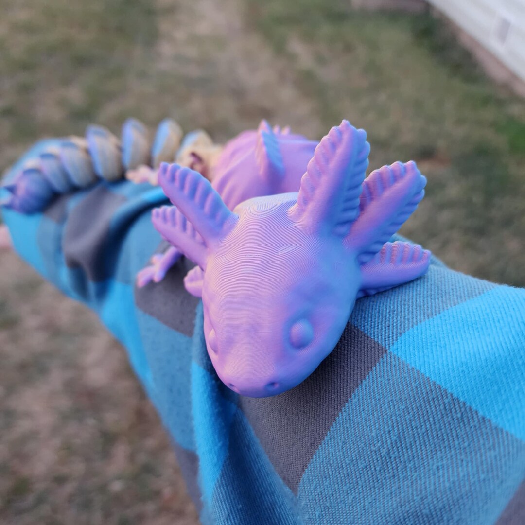 Axolotl Articulated Toy - Etsy