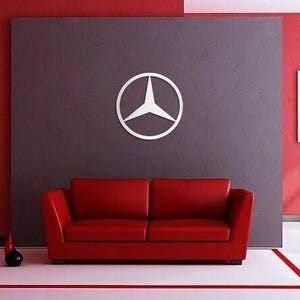 Mercedes Benz Metal Alu Wall Sign Dealership Wall Sign Garage Sign Wall ...