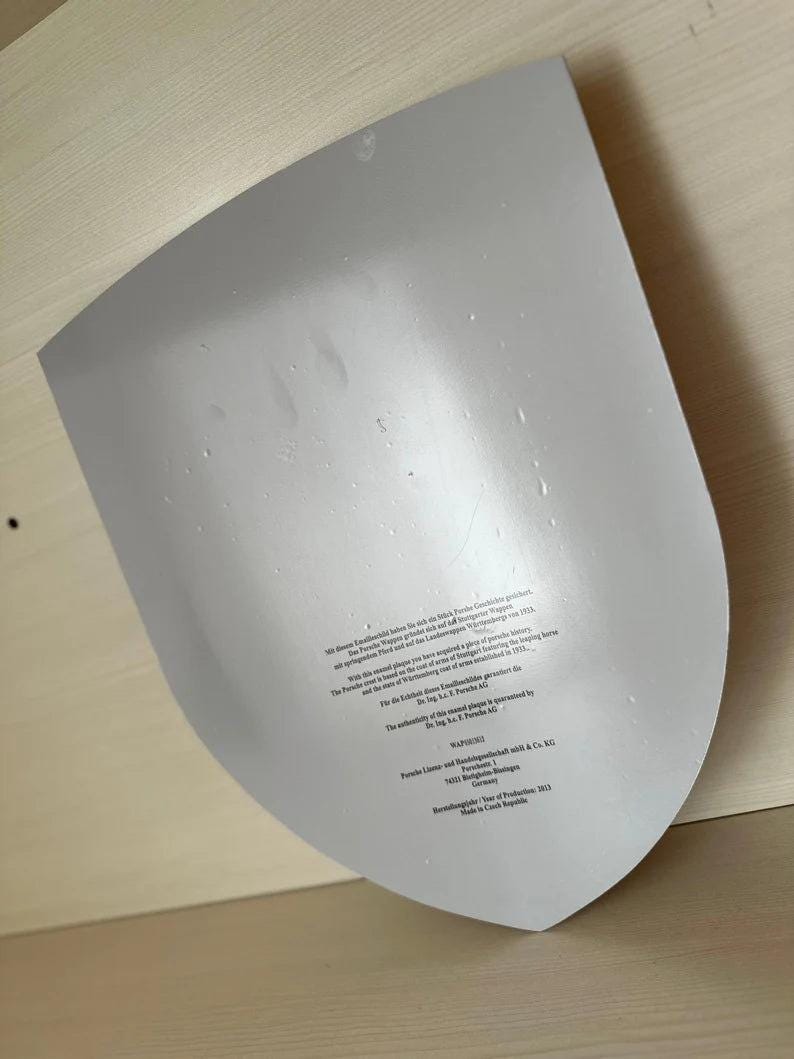 Porsche Metal Sign Set Chrome Dealership Sign Porsche Wall Sign Garage ...