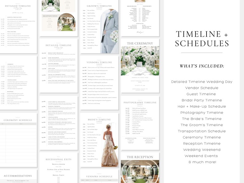 Wedding Coordinator | Wedding Day Binder | Wedding Timeline, Wedding ...