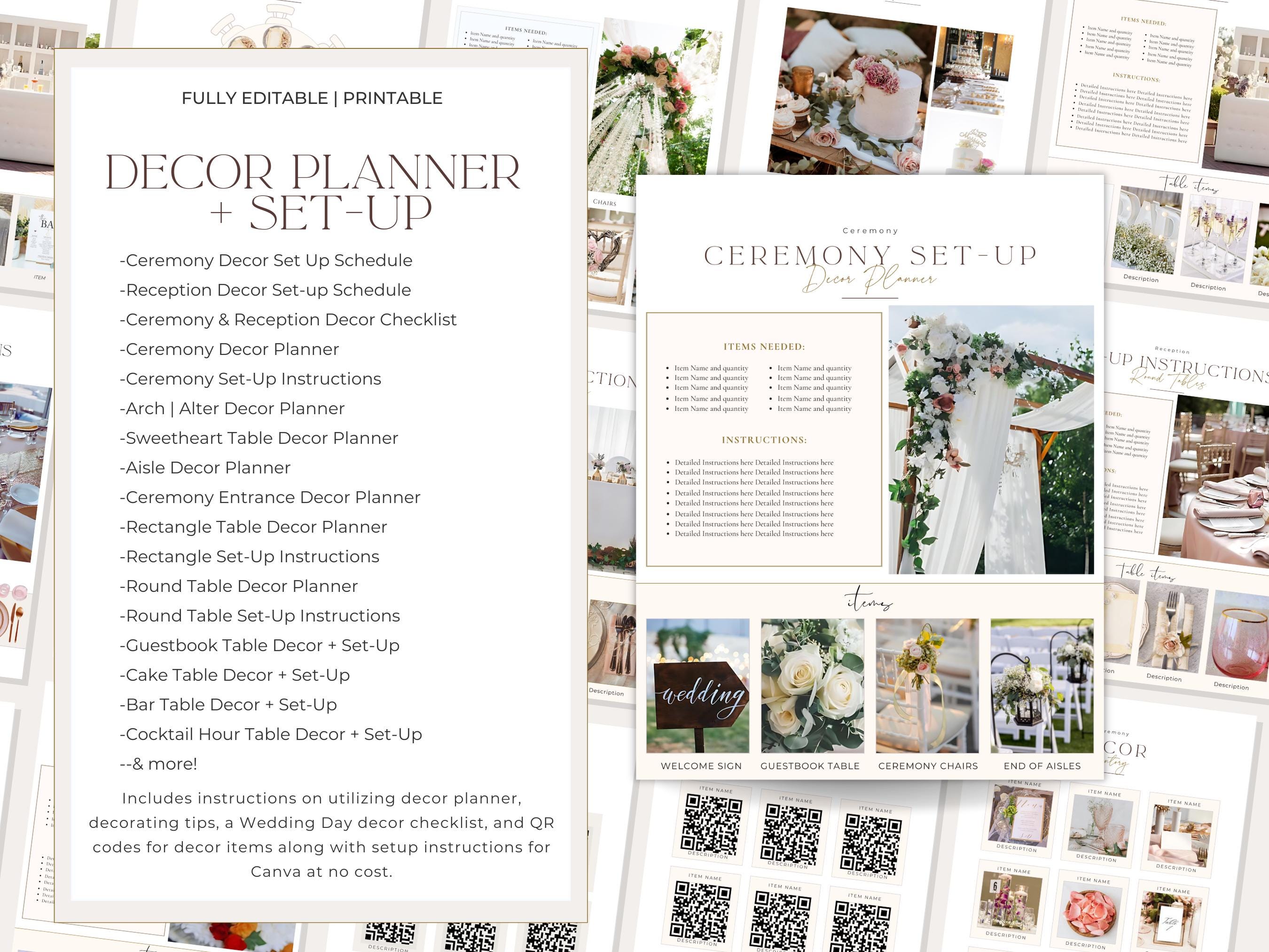 Ultimate Destination Wedding Planner Interactive Decor & Floor Plan ...