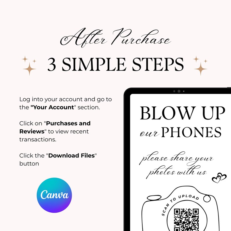 I Spy Wedding Game | QR Code Photo Sharing, Canva Template (digital ...