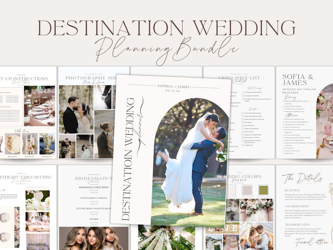 Ultimate Destination Wedding Planner Interactive Decor & Floor Plan ...