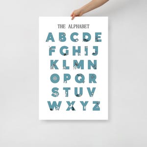 Printable Alphabet Poster - Etsy