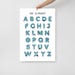 Printable Alphabet Poster - Etsy
