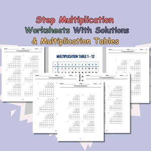 30 Step Multiplication Worksheets for Kid s Daily Practice With ...