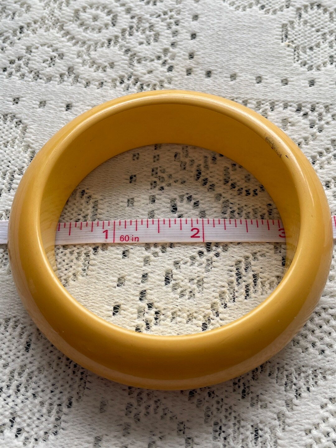 Egg Yolk Bakelite Bangle Bracelet 3/4” Wide 3 3/8” in Diameter - Etsy