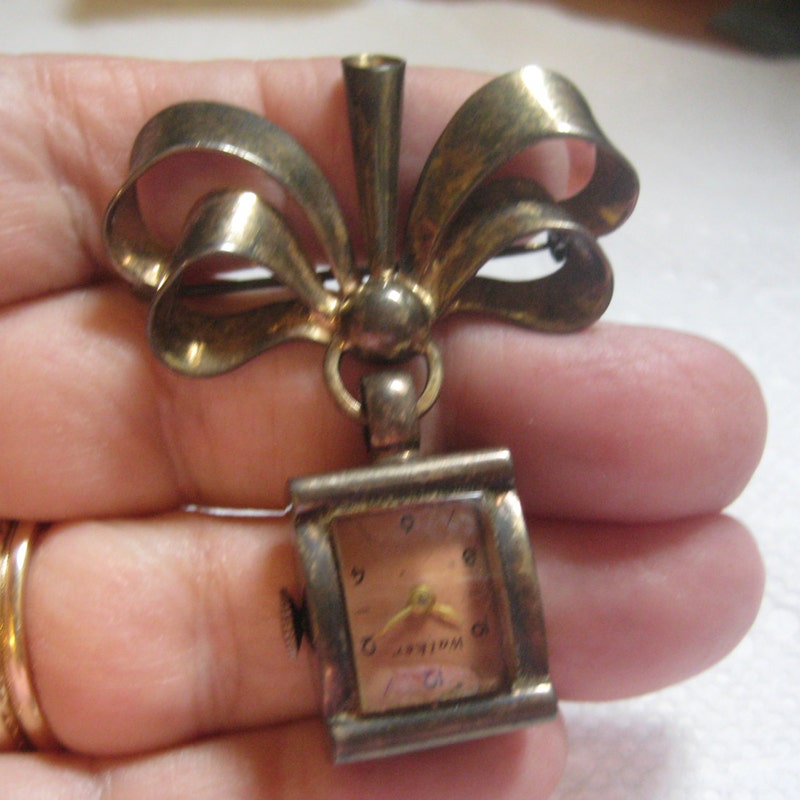 Antique Watch Pin - Etsy
