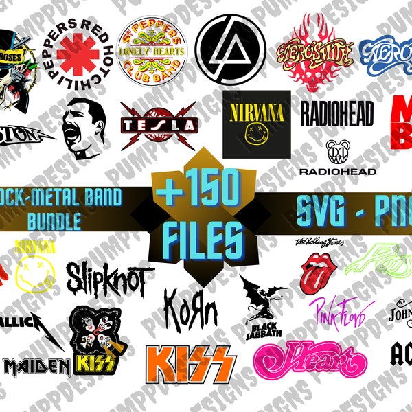 Rock Band Logo - Etsy