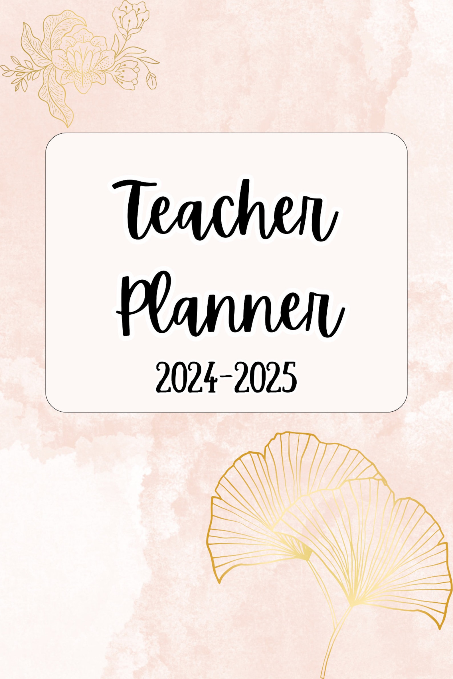 Digital Teacher Planner 2024-2025 - Etsy