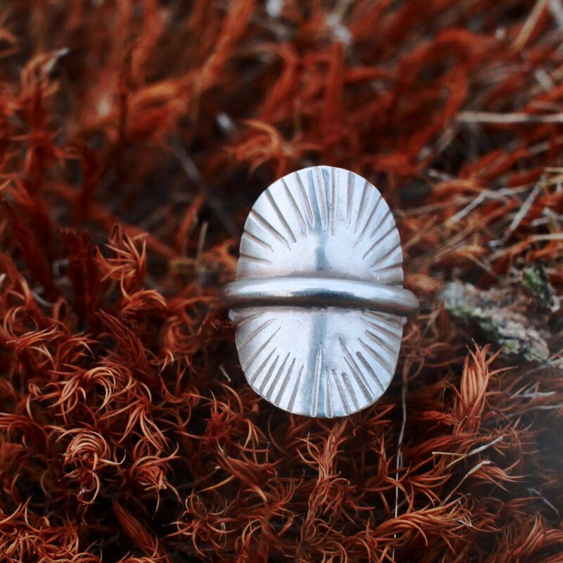 Shield Ring - Etsy