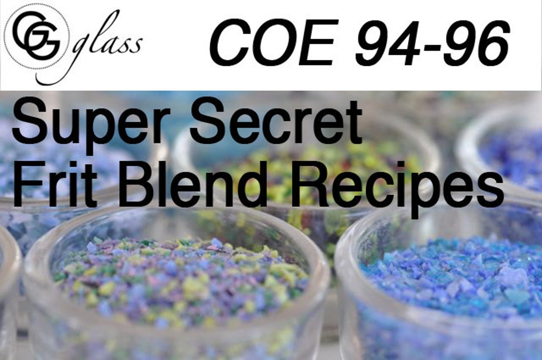 GG Glass Coe 96 Frit Blend Recipe Ebook - Etsy