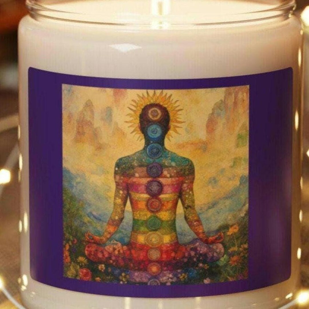 Candle, Sacred Glow Essence, Soul Awakening Flame, Serenity Candle ...
