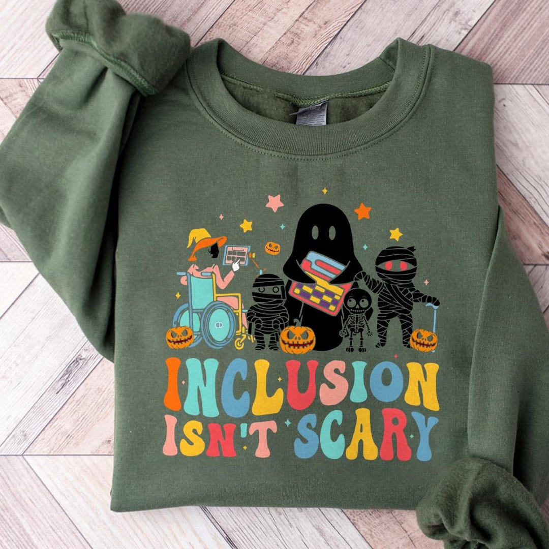 Inclusion Isn't Scary Png, SLP Halloween Png, Sped Teacher Png,skeleton ...