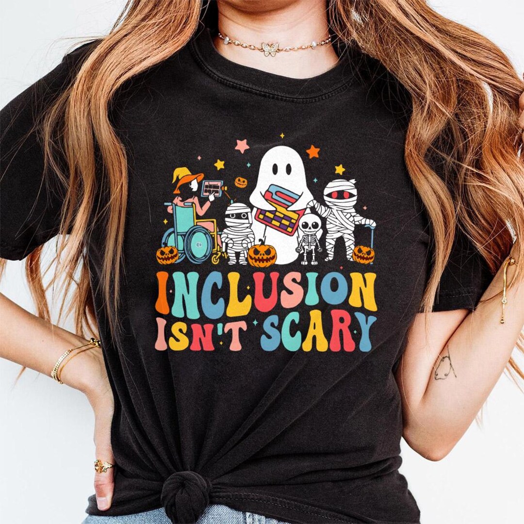 Inclusion Isn't Scary Png, SLP Halloween Png, Sped Teacher Png,skeleton ...