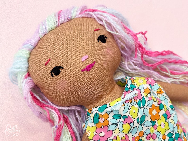 Darling Doll PDF Pattern and Tutorial - Etsy