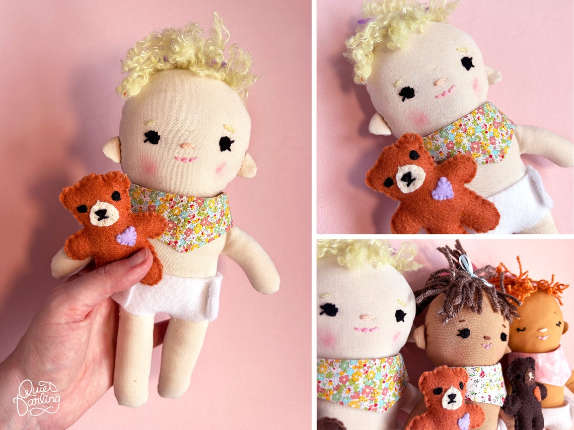 Baby Doll PDF Pattern and Tutorial - Etsy